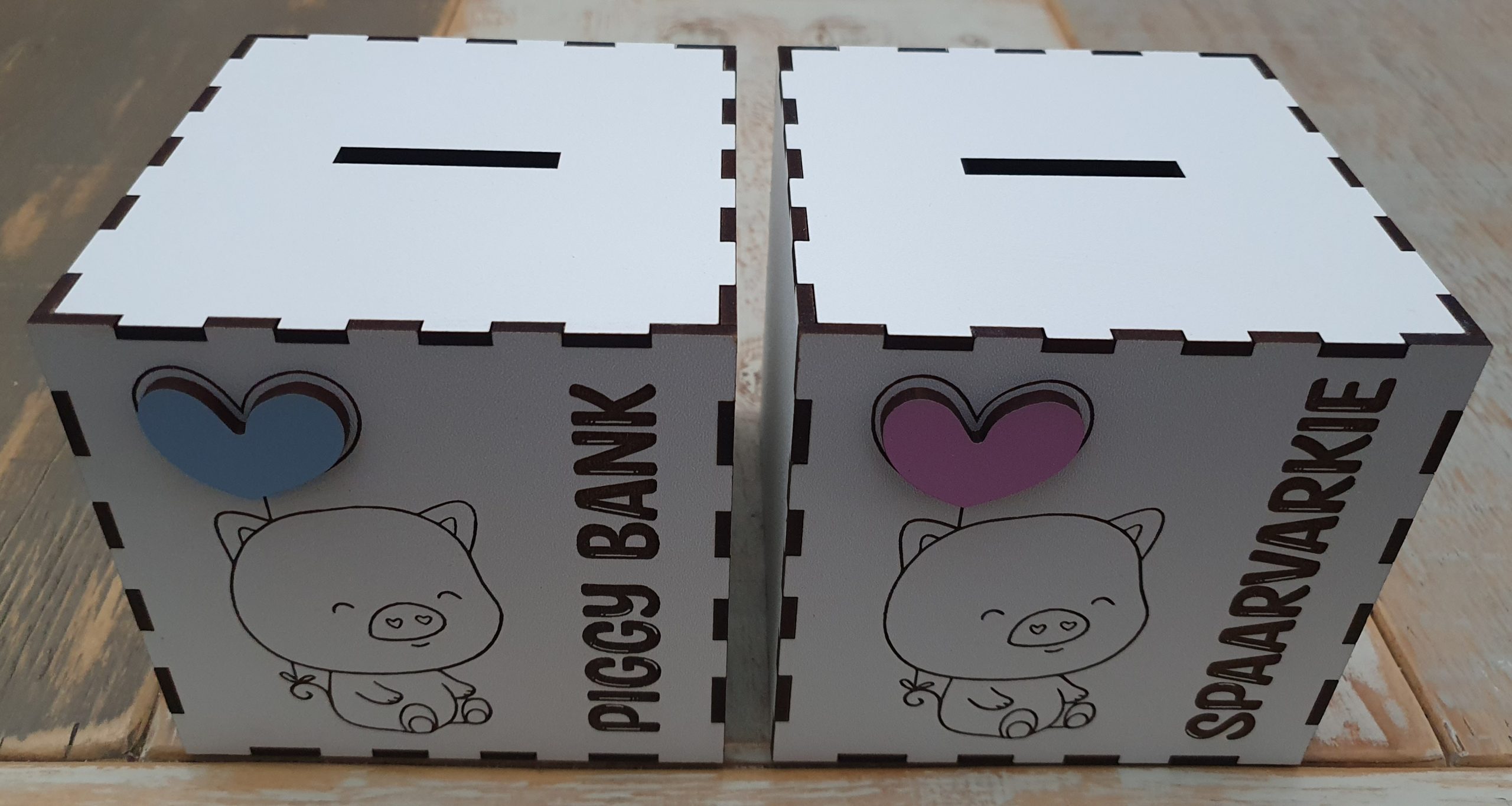 E0011 - Piggy Banks - Laser Lief