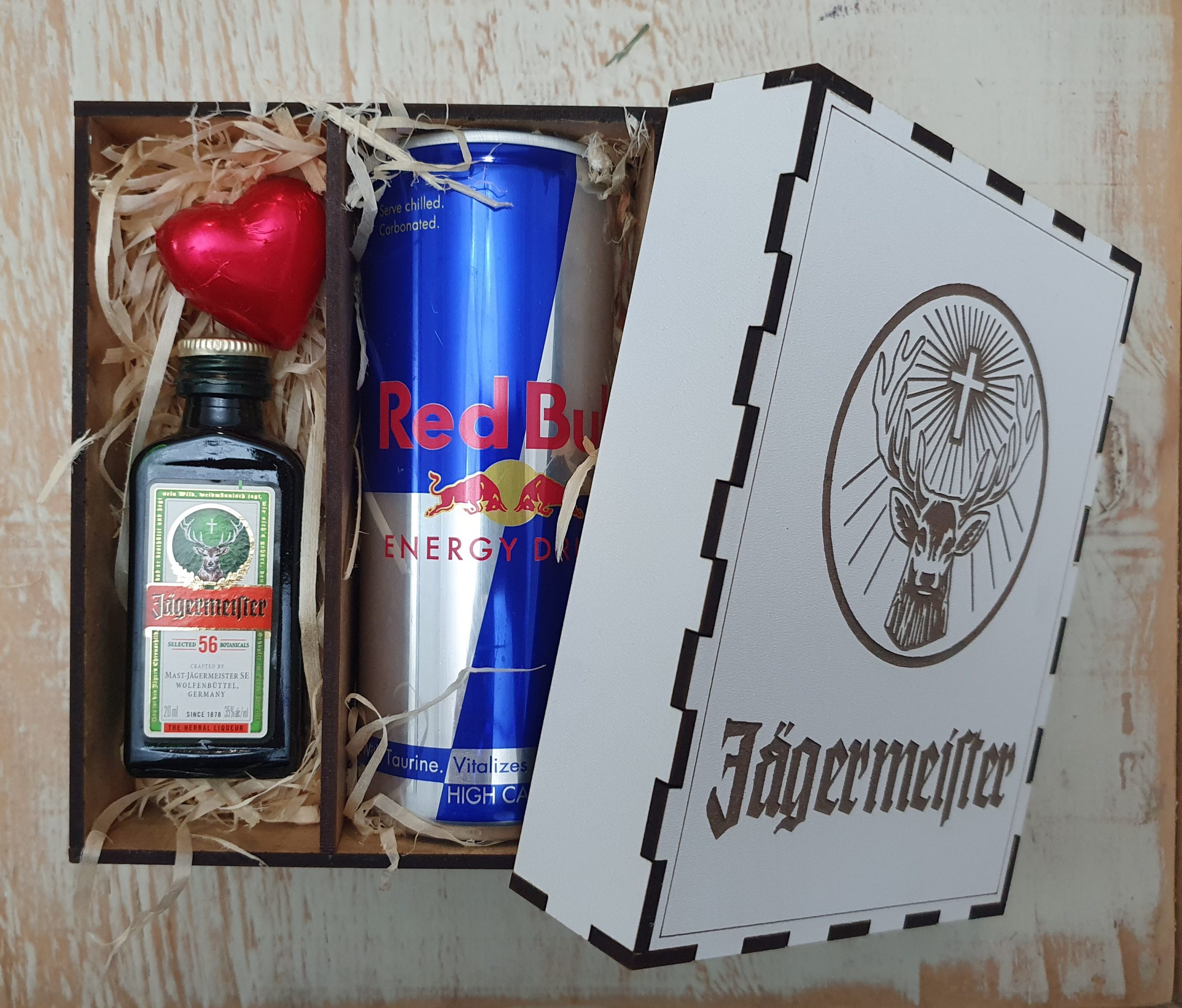 Valentine Jagermeister Gift - Laser Lief