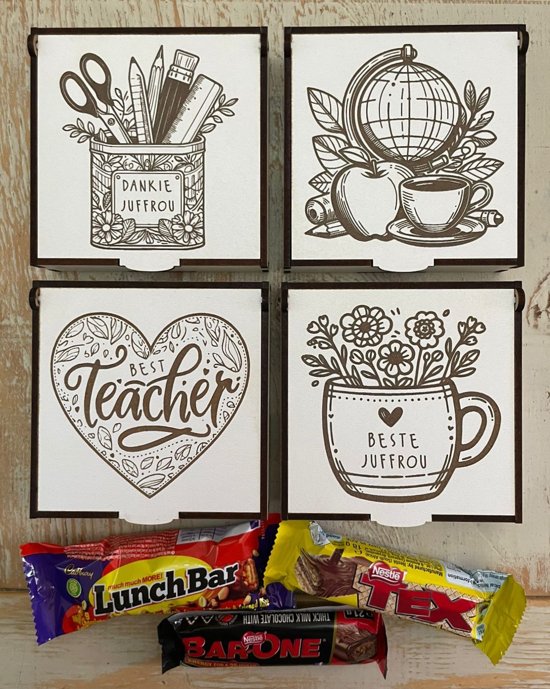 Teachers Chocolate Box 03 - Laser Lief